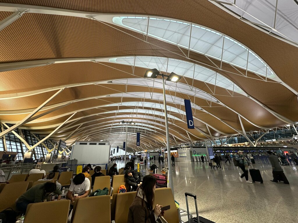Havaalanı terminali Shanghai Pudong Terminal 2, Şanghay, foto