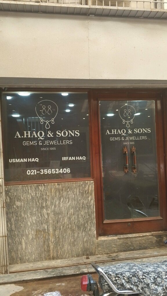 Kuyumcular A. Haq and sons gems jewellers, Karaçi, foto