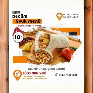 Sülonun Yeri Döner Salonu (Manisa, Salihli, Askeriye Cad., 1/C), restoran  Salihli'den