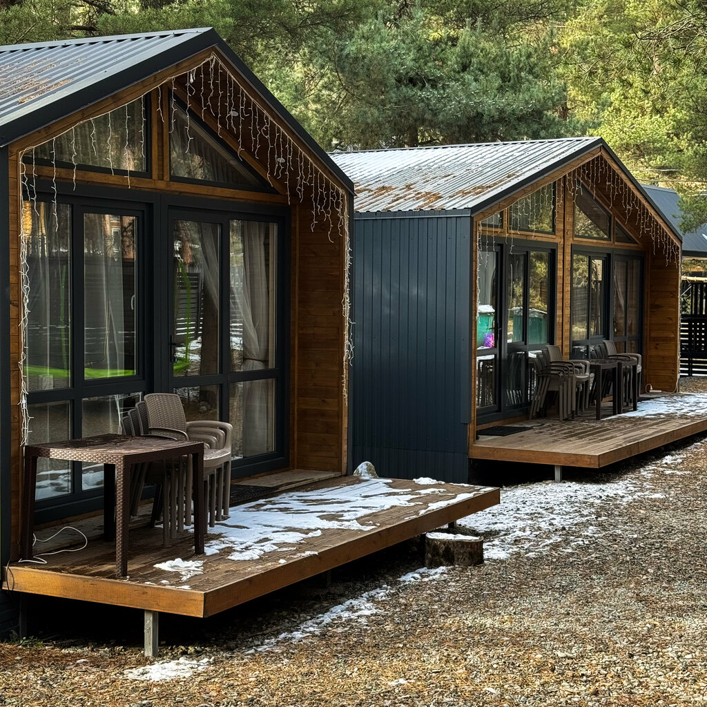 Yazlık ev inşaatı Каркас индустрия, Karaçay‑Çerkez Cumhuriyeti, foto