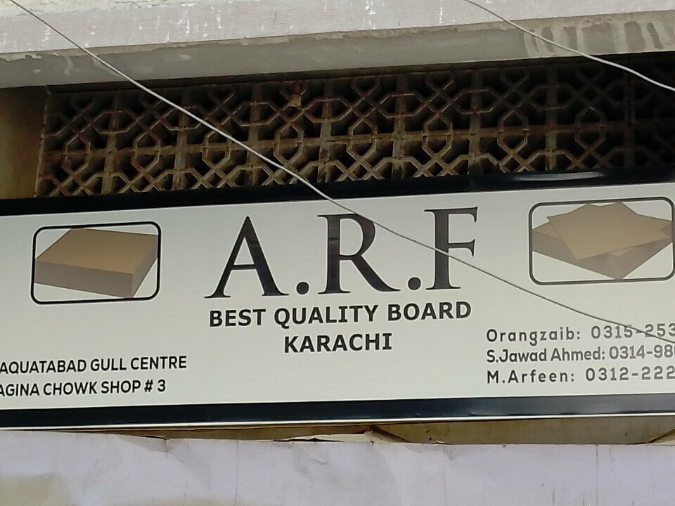 Kağıt firmaları A. R. F, Karaçi, foto