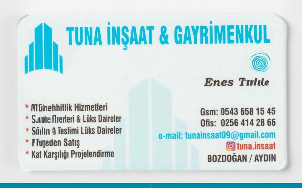i̇nşaat firmaları Tuna İnşaat, Bozdoğan, foto