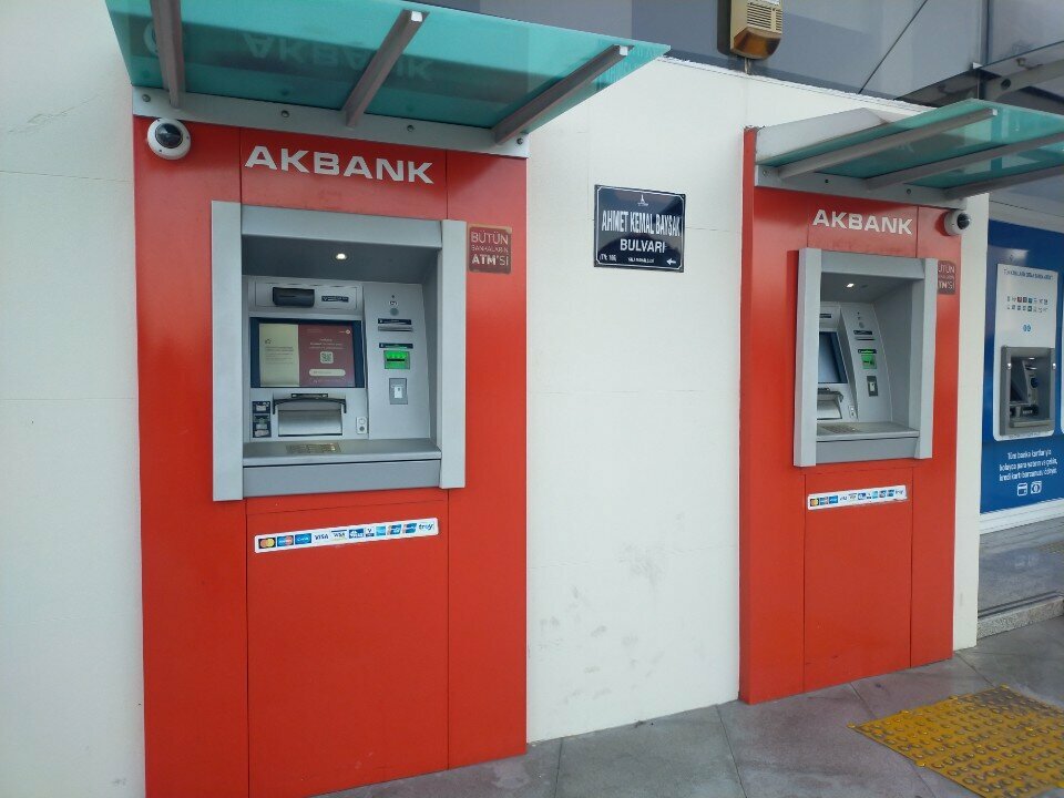 ATM'ler Akbank ATM, İzmir, foto