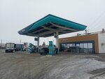 S-Munai (Ūlytau köşesı No:1Г), benzin istasyonu  Jezkazgan'dan