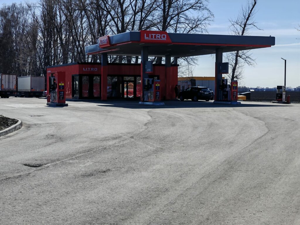 Benzin istasyonu Litro, Voronejskaya oblastı, foto