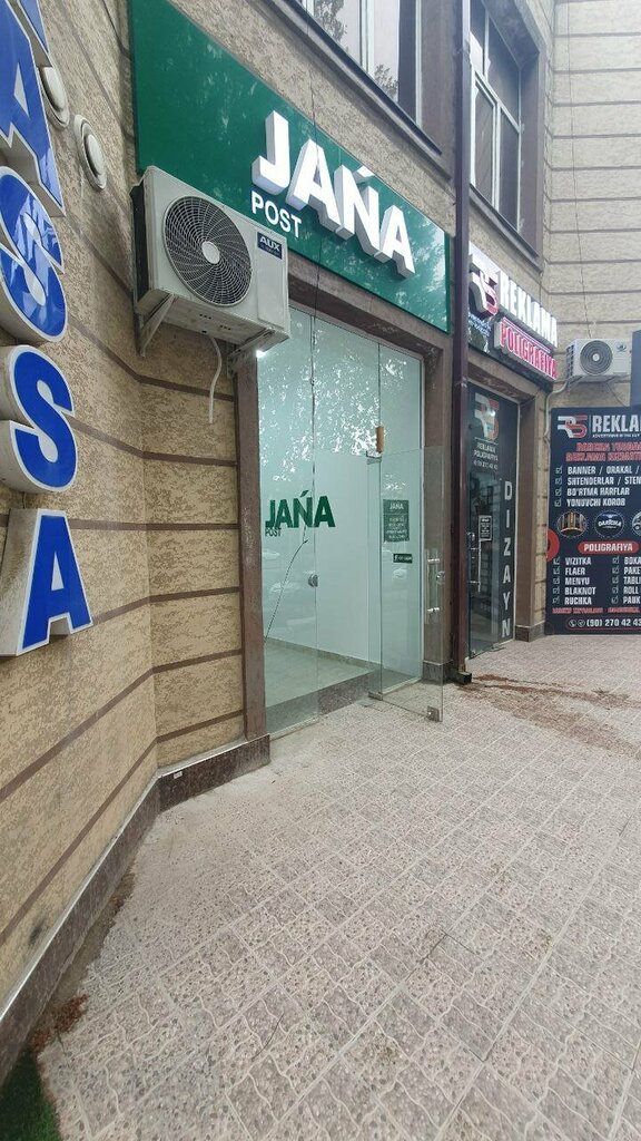 Teslimat noktası Jana post, Semerkant, foto