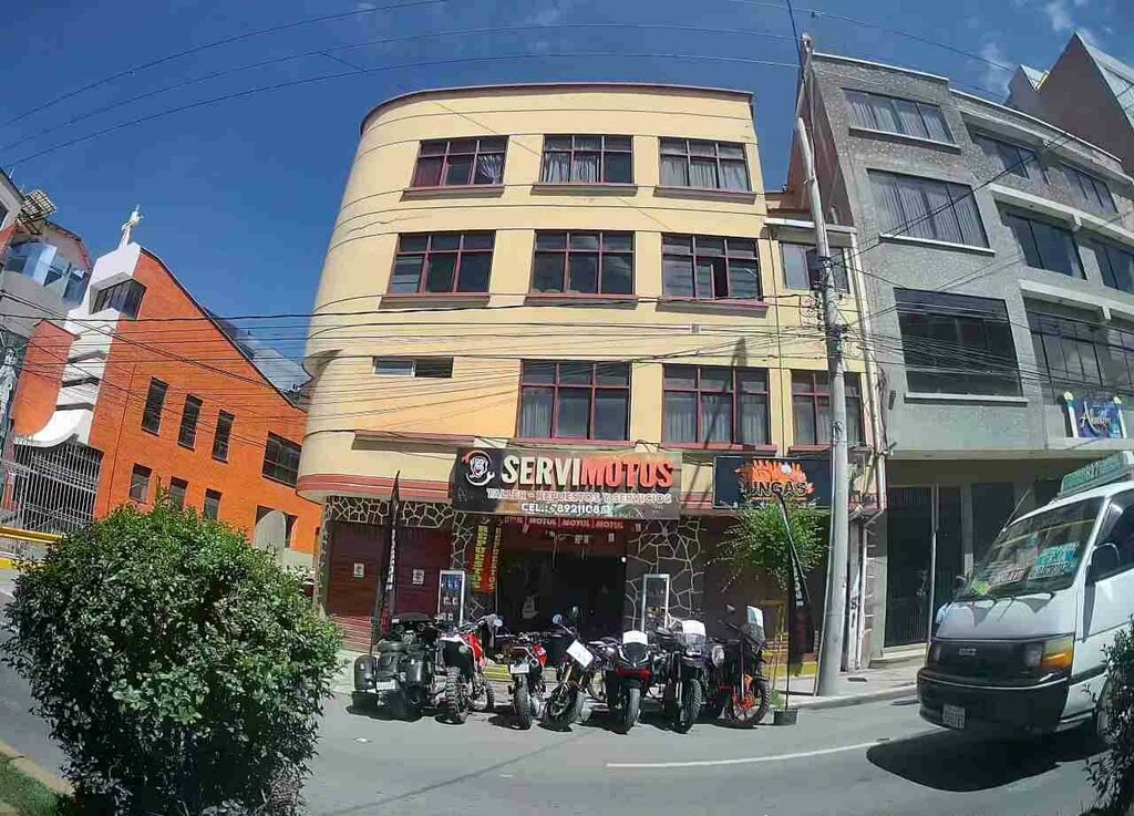 Oto döşeme Servimotos sander, La Paz, foto