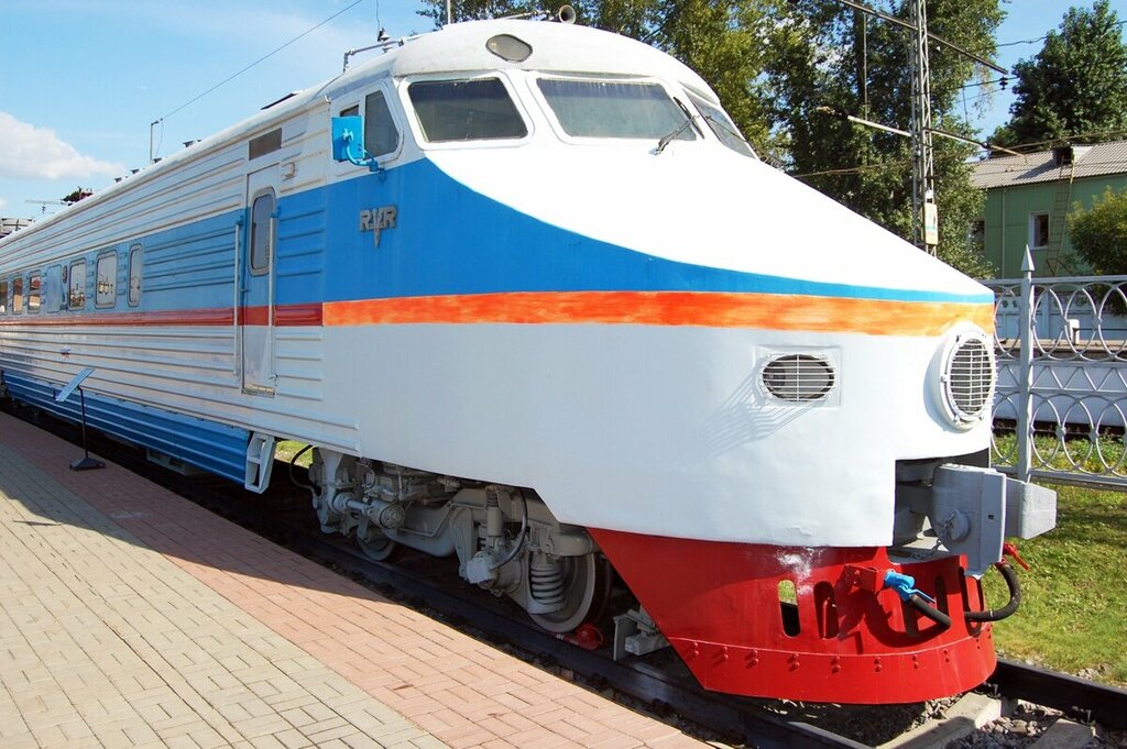 Park, sokak heykeli Электропоезд Эр200, Moskova, foto