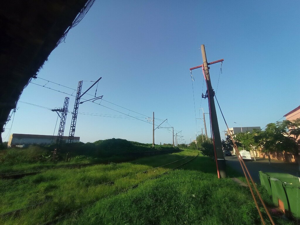 Yük istasyonu Bartskhana Station, Batum, foto