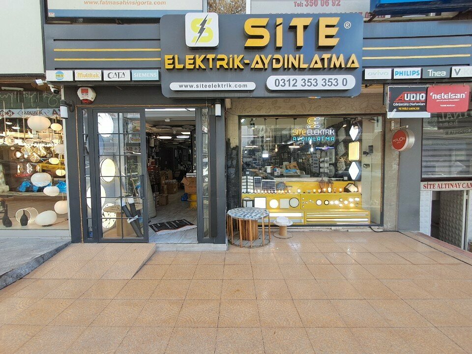 Elektronik eşya mağazaları Site Elektrik Aydınlatma, Ankara, foto