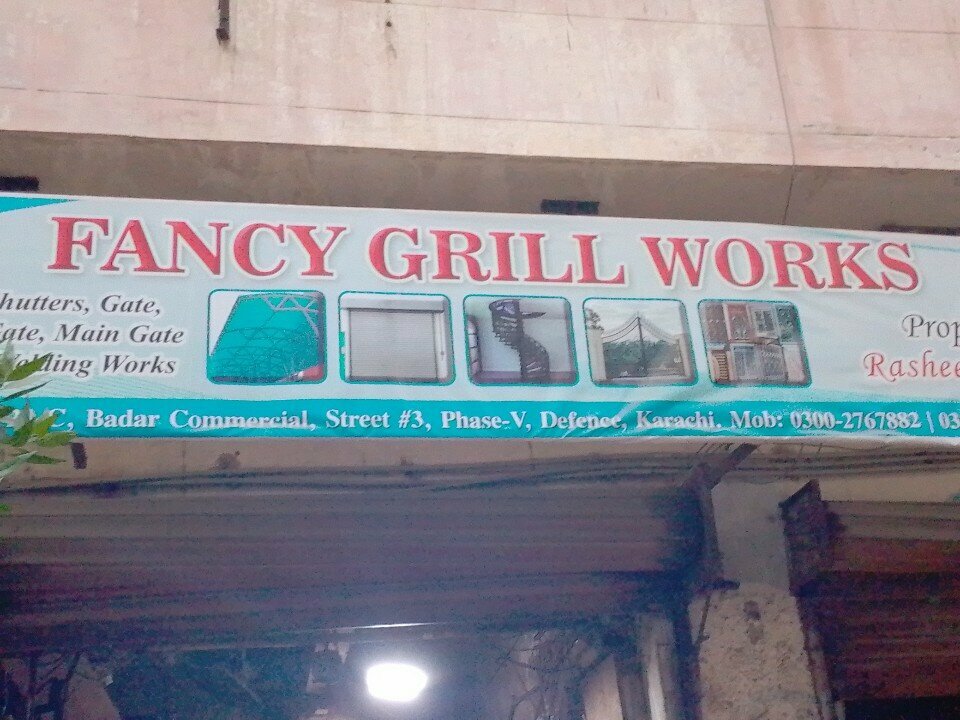 Kaynak makinaları ve malzemeleri firmaları Fancy grill works, Karaçi, foto