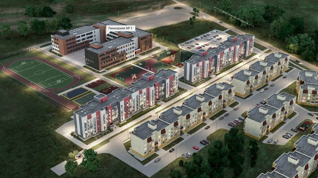 Konut blokları Новый Благодар, Volokolamsk, foto