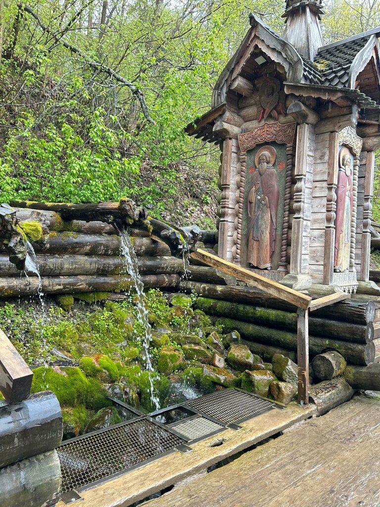 Pınar, çay Spring, stream, Moskova ve Moskovskaya oblastı, foto