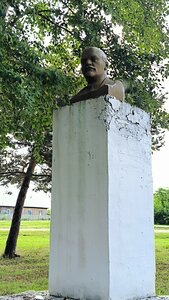 Памятник Владимиру Ильичу Ленину (Kemerovo — Kuzbass Region, Yashkinskiy munitsipalny okrug, posyolok Leninskiy), anıt, heykel