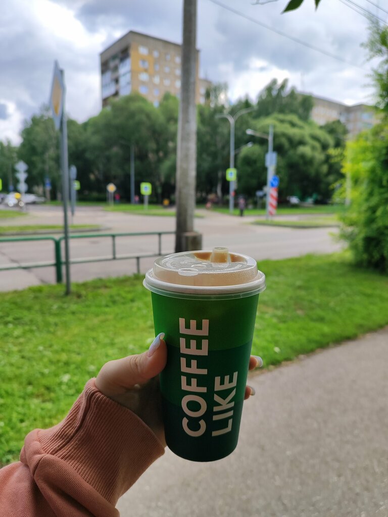 Al götür kahve Coffee Like, Novokuznetsk, foto
