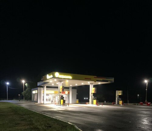 Benzin istasyonu Rosneft, Ulyanovskaya oblastı, foto