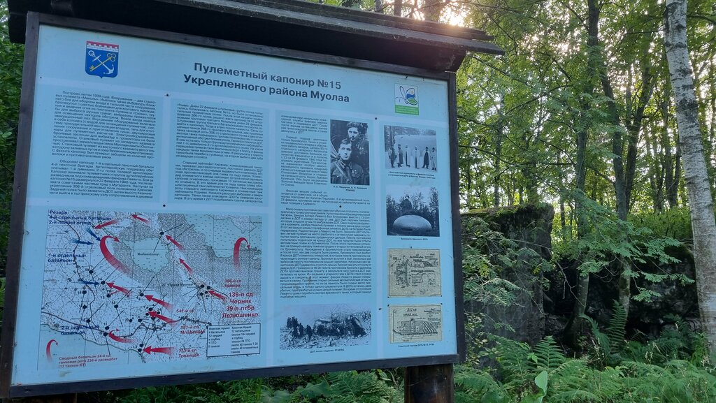Turistik yerler ДОТ Mu-15 линии Маннергейма, Saint‑Petersburg ve Leningradskaya oblastı, foto