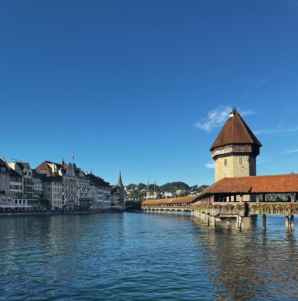 Turistik yerler Kapellbrücke, Lucerne, foto