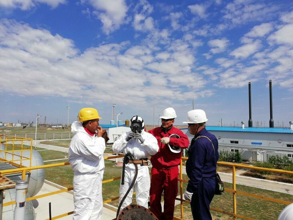 Petrol ve gaz firması Cnpc-amg Oil Preparation and Pumping Workshop, Aktöbe eyaleti, foto