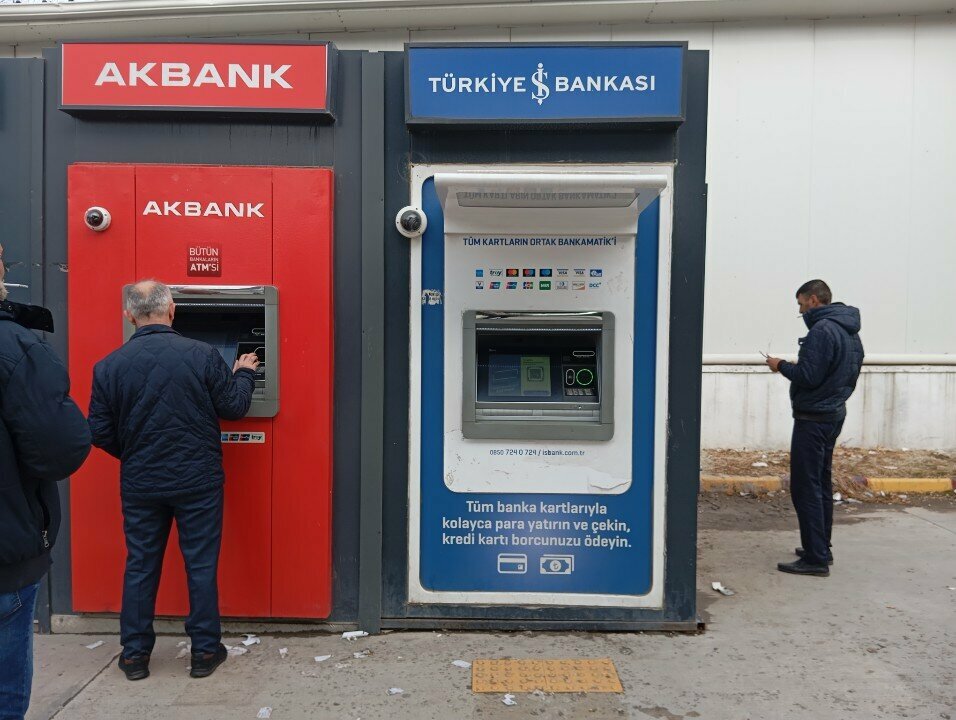 ATM'ler Türkiye İş Bankası Bankamatik, Ankara, foto