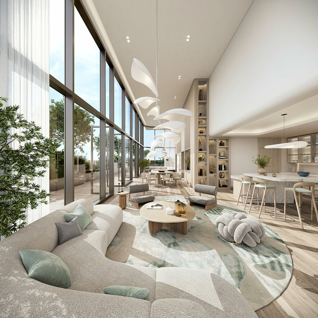 Konut blokları One River Point, Dubai, foto