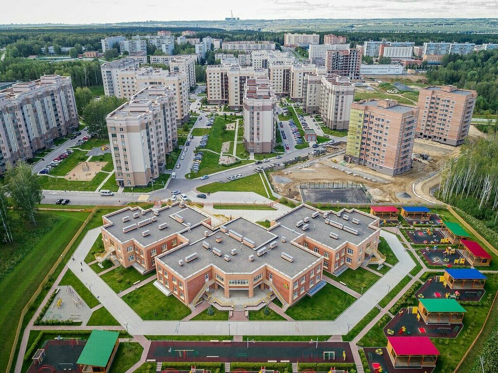 Konut blokları Микрорайон III, Novosibirskaya oblastı, foto