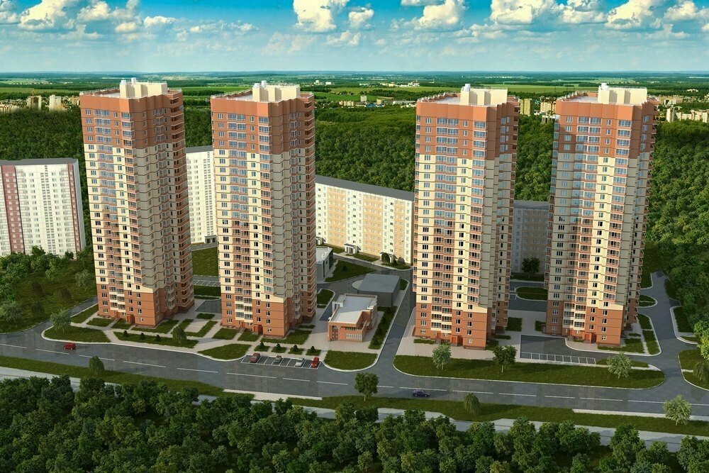 Konut blokları ZhK Zhuravlik, Himki, foto