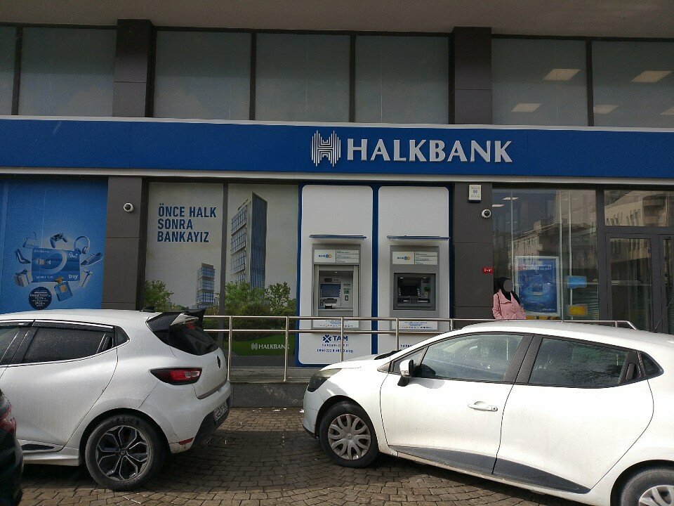 ATM'ler Halkbank ATM, İstanbul, foto