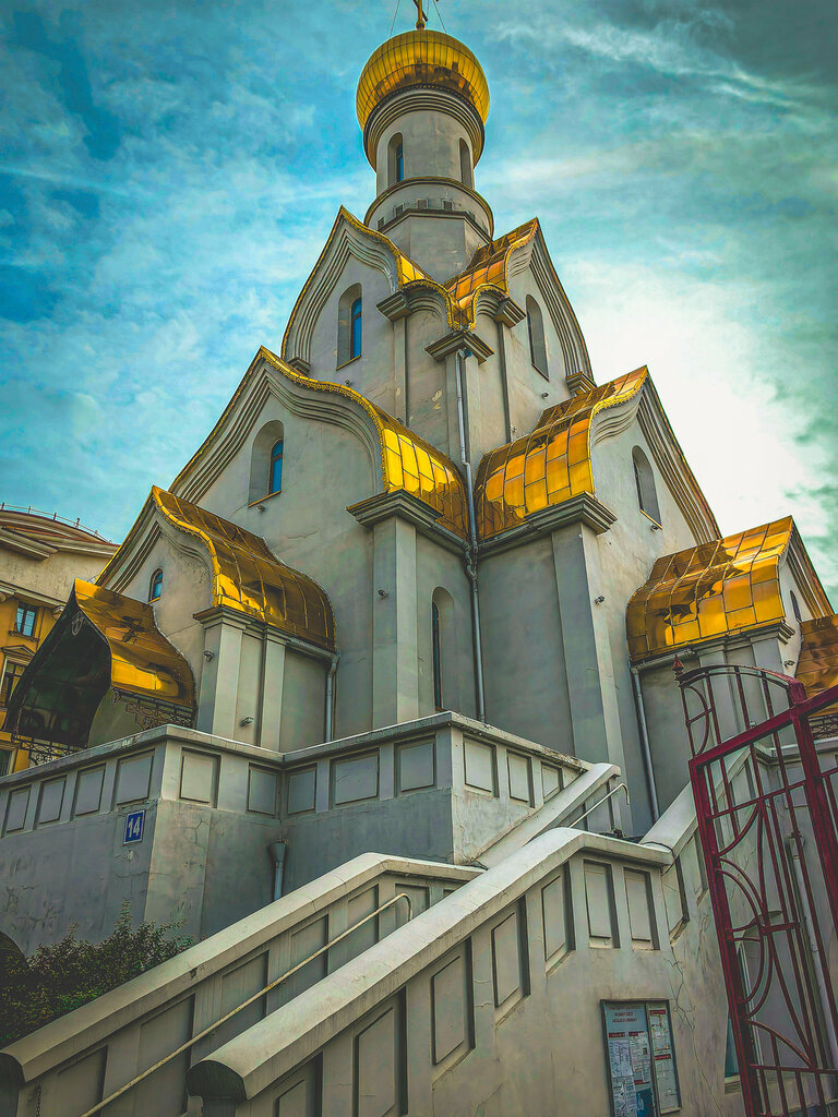 Ortodoks kiliseleri Church of the Holy Blessed Grand Prince Alexander Nevsky, Moskova, foto
