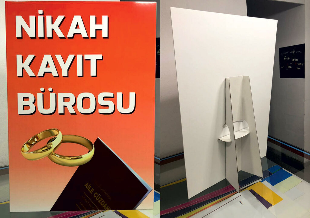 Reklam ajansları Karton Ayaklı Poster, İstanbul, foto