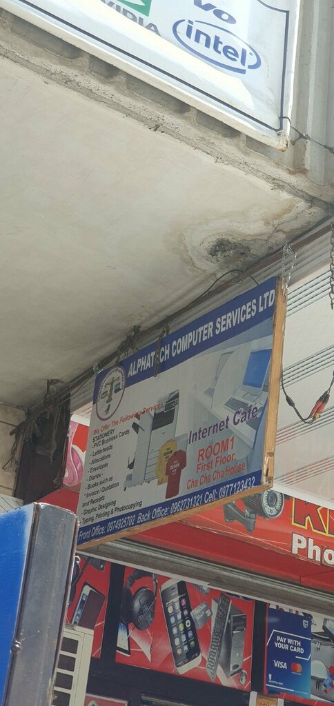 Bilgisayar teknik servisleri Alphatech computer services Ltd, Lusaka, foto