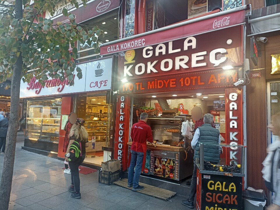 Fast food Gala Kokoreç, İstanbul, foto