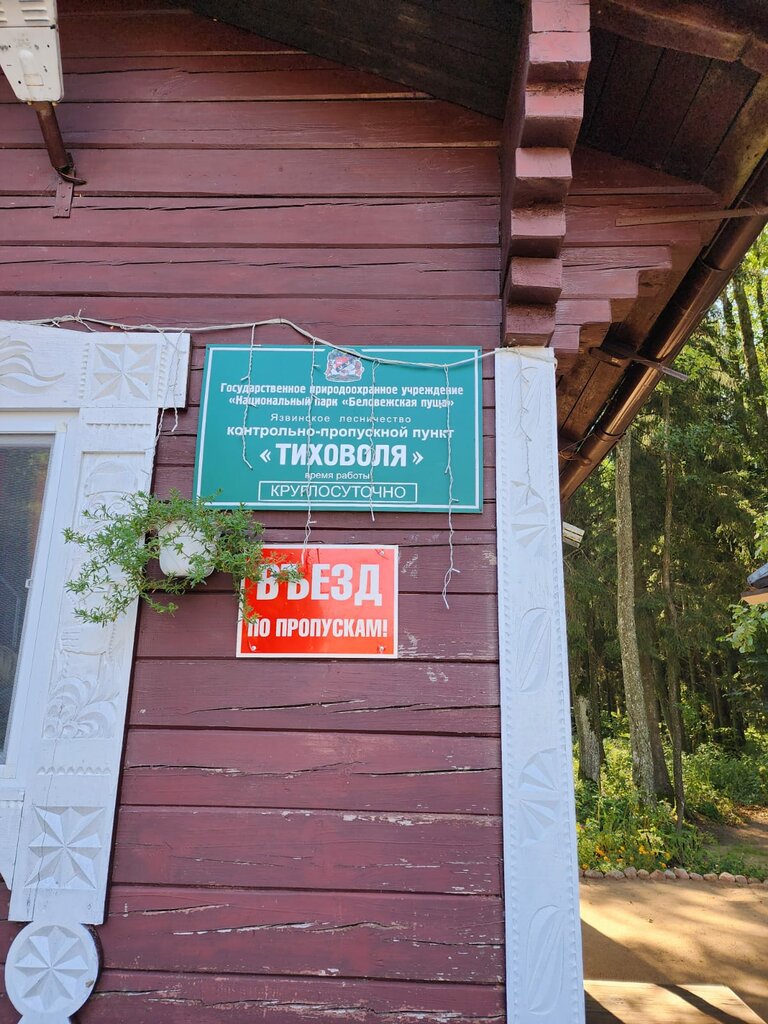 Geçiş noktaları, güvenlik kontrol alanı Контрольно-пропускной пункт Тиховоля, Grodnenskaya oblastı, foto