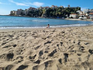 Beach (obshchina Ultsin, Ulcinj), plaj  Ulcinj'den
