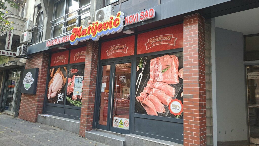 Kasap, şarküteri Матијевић, Belgrad, foto
