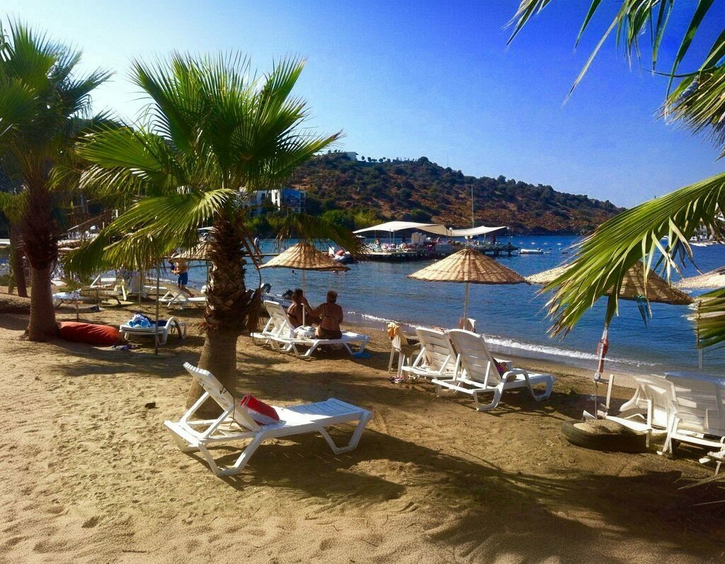 Plaj Küçükbük Halk Plajı, Bodrum, foto