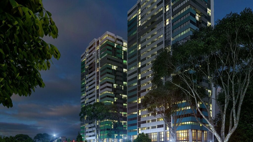 Konut blokları ZhK Yubileyny, Krasnodar, foto