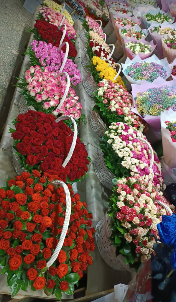Çiçekçiler Магазин цветов, Moskova, foto
