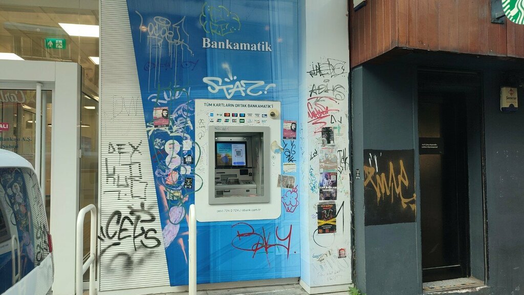 ATM'ler Türkiye İş Bankası Bankamatik, İstanbul, foto