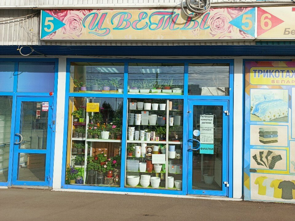 Çiçekçiler Tsvetochnaya lavka, Irkutsk, foto