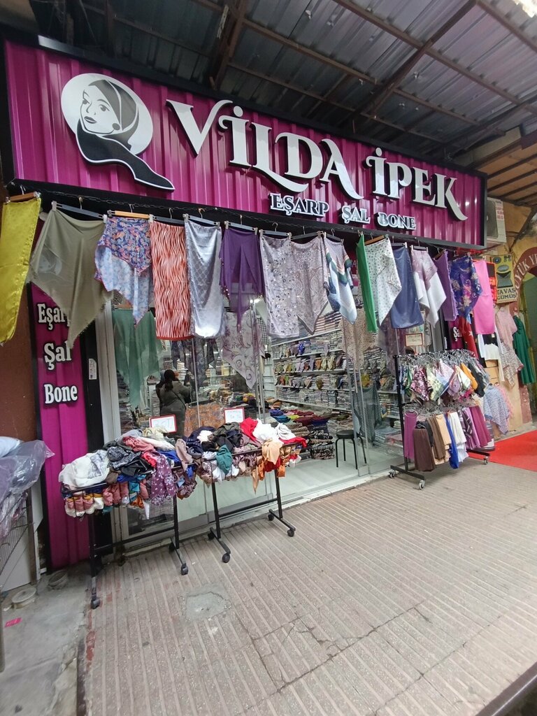 Tuhafiyeler Vilda ipek, İstanbul, foto