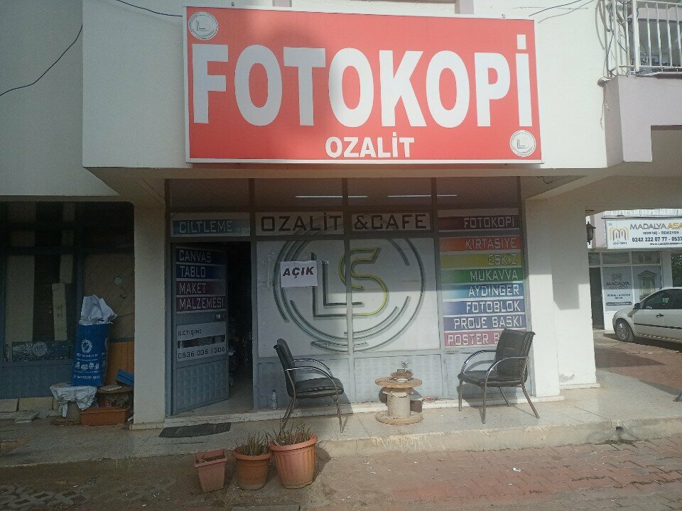 Fotokopi dükkanları Ls Ozalit, Antalya, foto