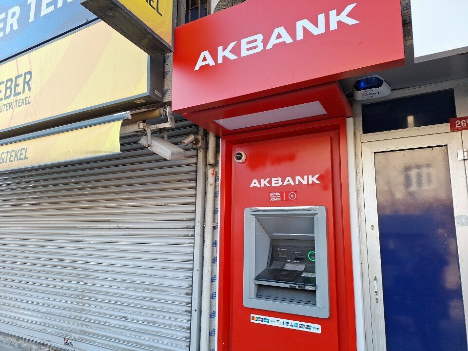 ATM'ler Akbank ATM, İstanbul, foto