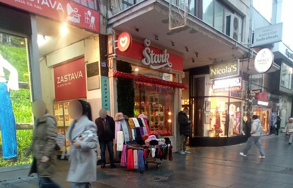 Pasta, şekerleme ve tatlı Štark, Belgrad, foto