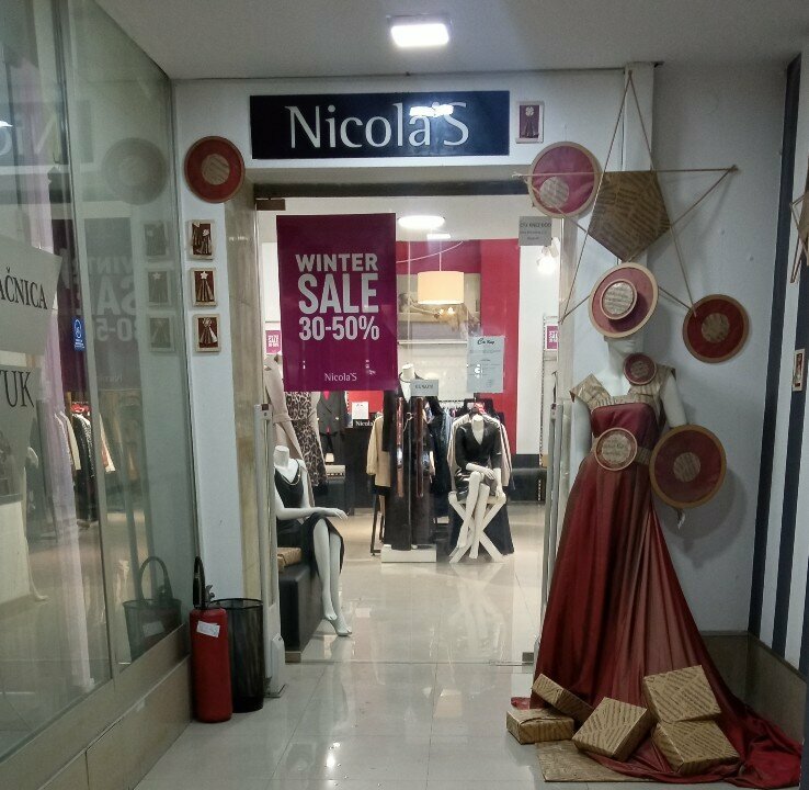 Giyim mağazası Nicola's, Belgrad, foto