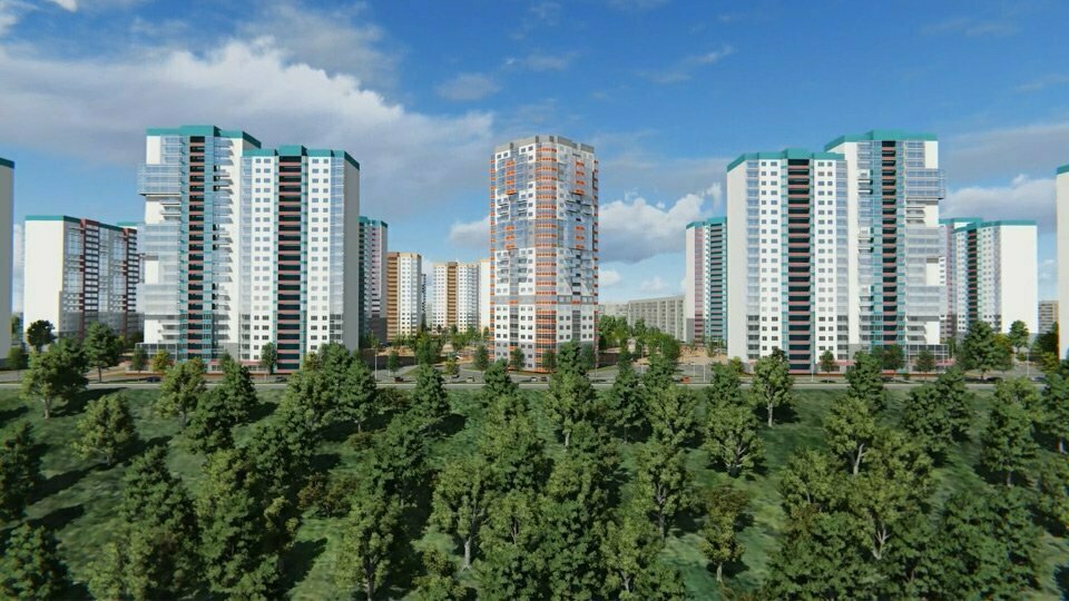 Konut blokları Триумф Парк, Ulyanovsk, foto