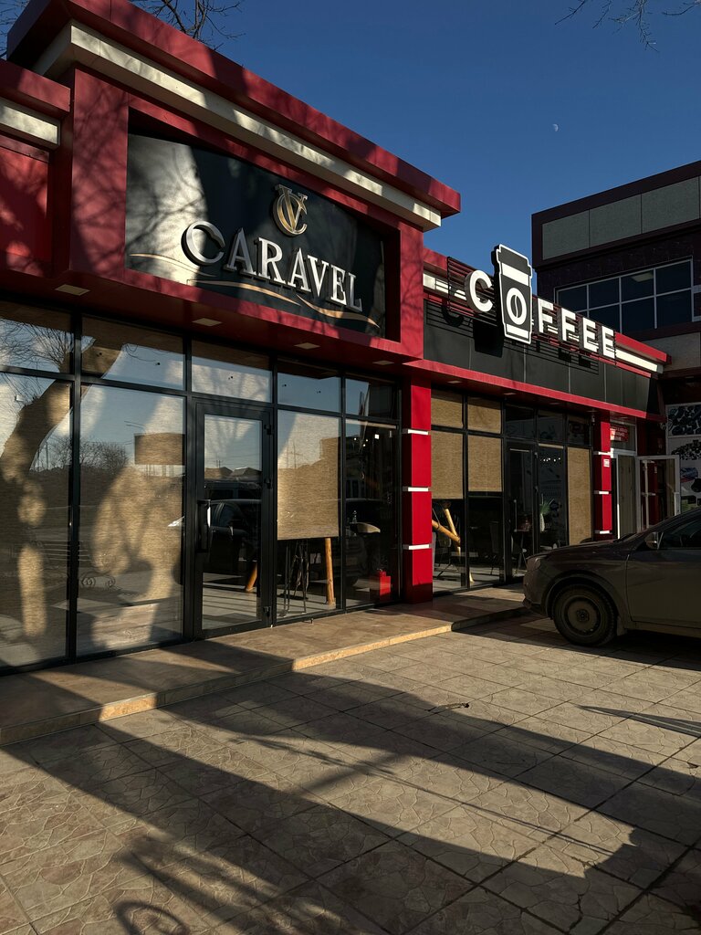 Kahve dükkanları Caravel, Dağıstan, foto