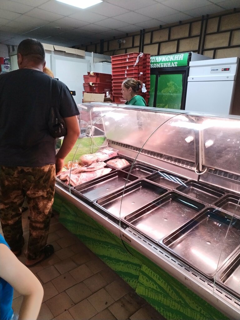 Kasap, şarküteri Великолукский мясокомбинат, магазин, Volgogradskaya oblastı, foto