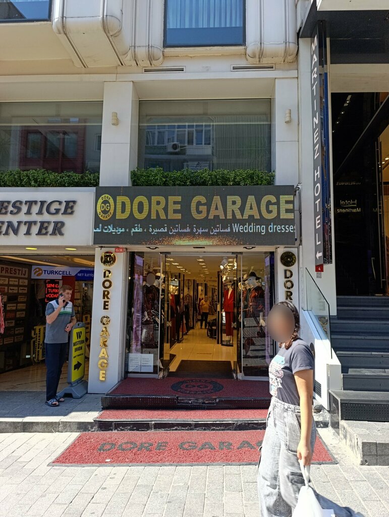 Giyim mağazası Damla Tekstil, İstanbul, foto