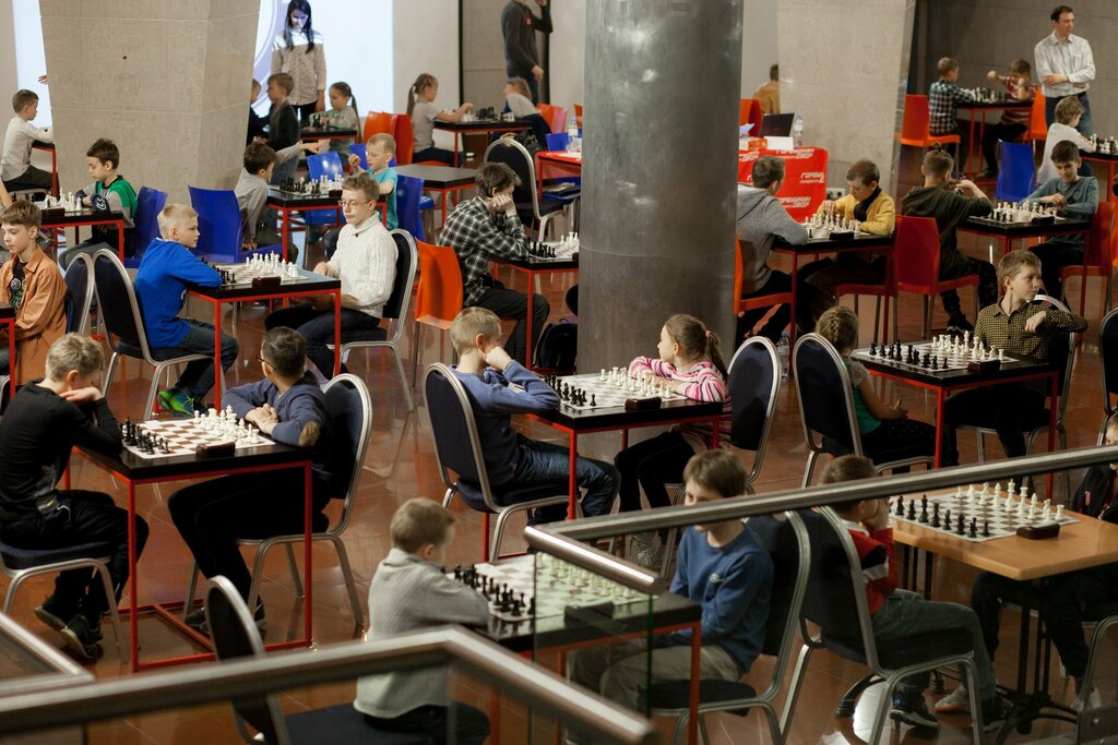 Spor kulüpleri Chess School 1, Moskova, foto